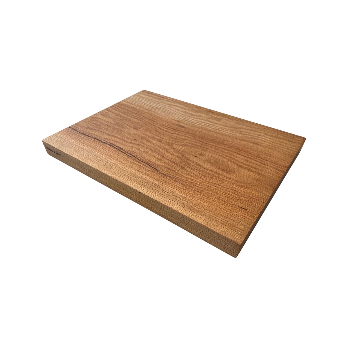 Solid Oak Chopping Board with Hand Carved Tree Handmade by Cast & Wood