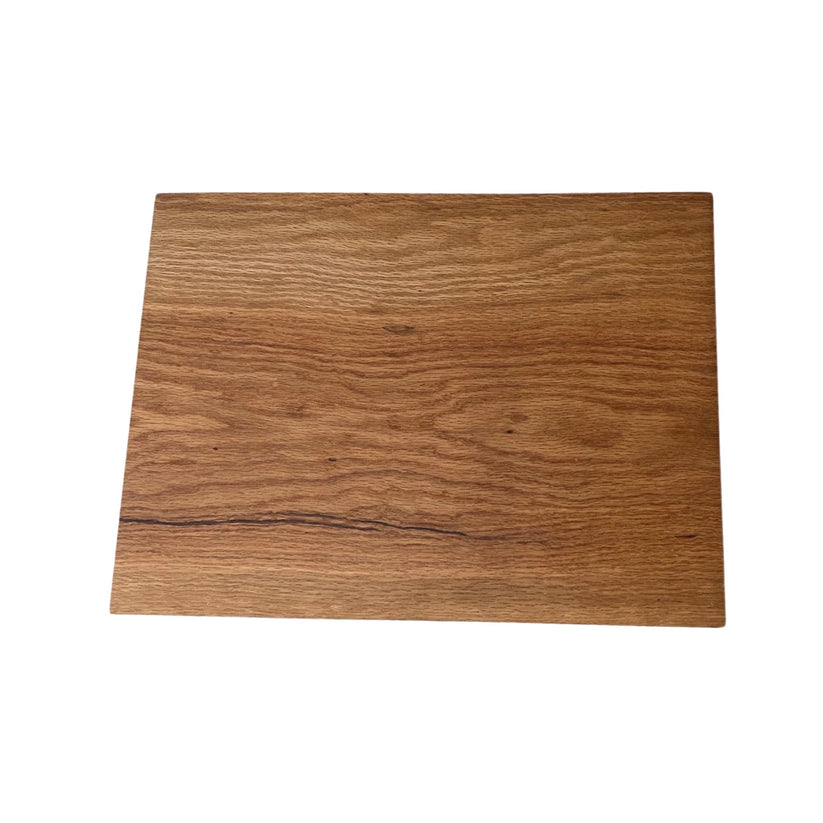 Solid Oak Chopping Board with Hand Carved Tree Handmade by Cast & Wood