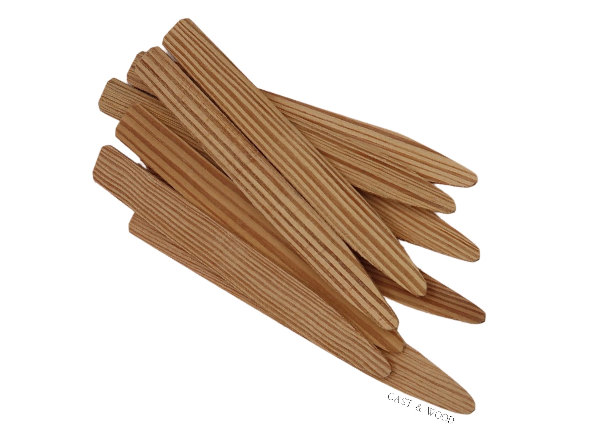 Small Pine Plant Markers - Set of 10 | Cast and Wood – Cast & Wood
